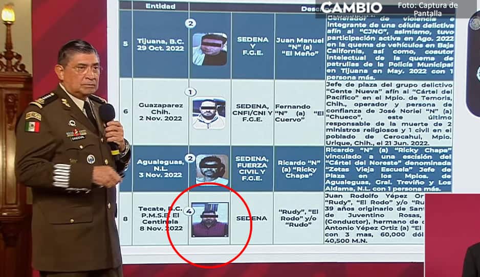 CONFIRMA SEDENA CAPTURA EN TECATE DE “EL RUDY” HERMANO DEL LÍDER DEL ...