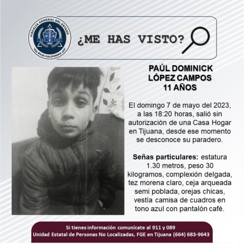 PIDEN APOYO ARA LOCALIZAR A MENOR QUE SALIÓ DE CASA HOGAR SIN ...