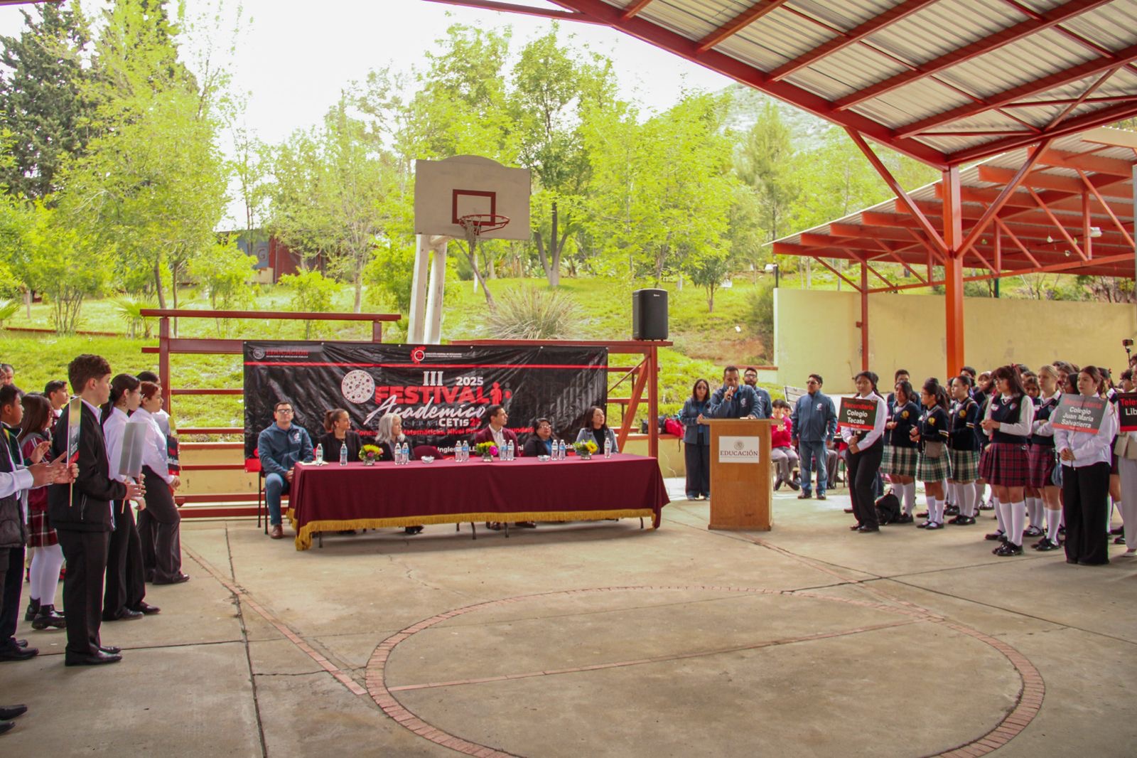 INAUGURA ROMÁN COTA TERCER FESTIVAL ACADÉMICO DE CETIS 25 - Tecate ...