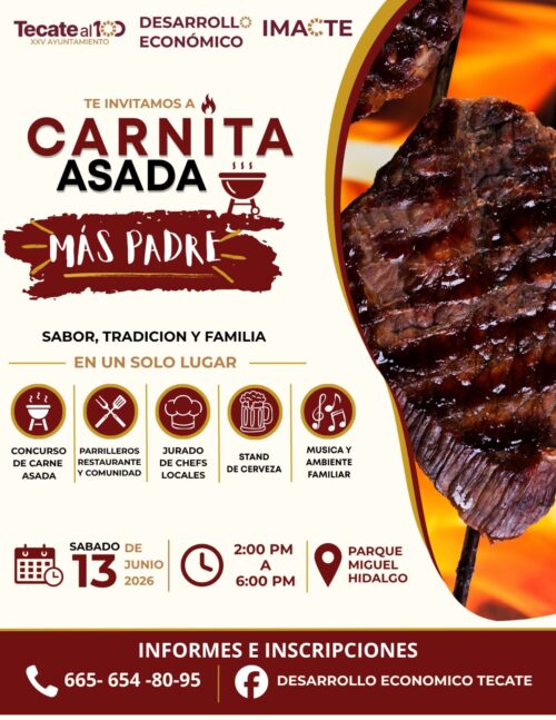 INVITA GOBIERNO DE TECATE A LA "CARNITA AZADA" EN EL PARQUE MIGUEL ...